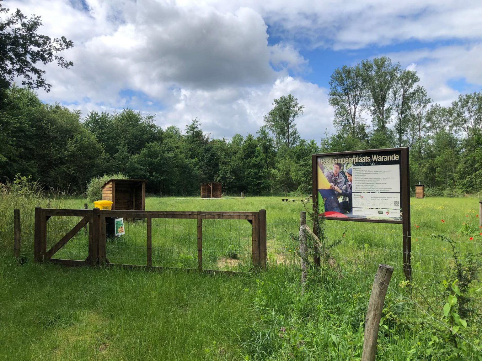 Trekkingplatz "De Warande", Belgien - Zelten in der Natur